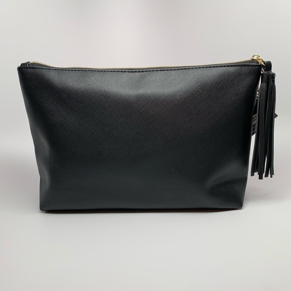 Ulta Beauty | Bags | Ulta Beauty Black Gold Cosmetic Makeup Bag | Poshmark